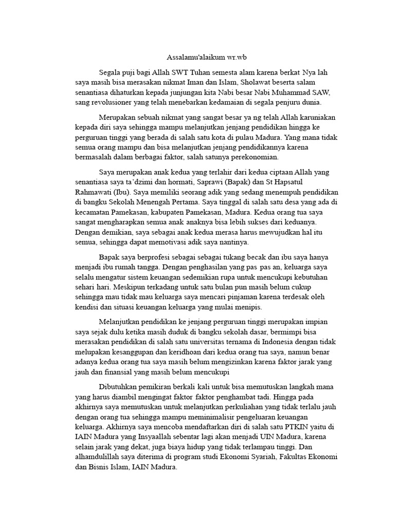 Essay Rosa Nur Wijayanti Renjani | PDF
