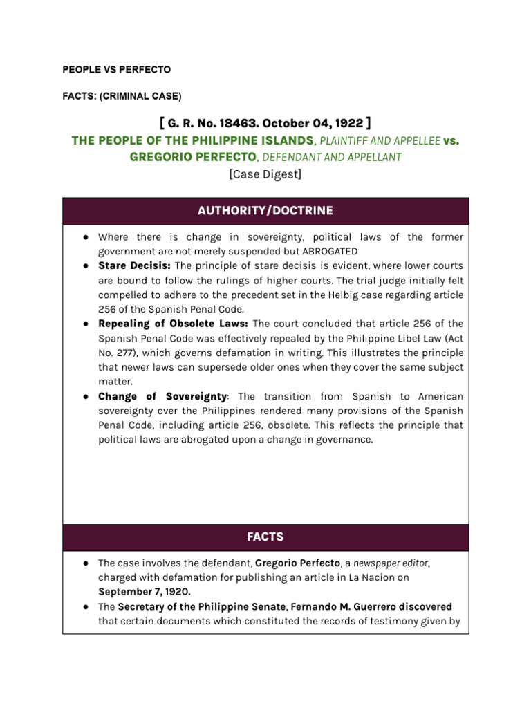 Cases For Consti 1 | PDF | Sovereign Immunity | Defamation