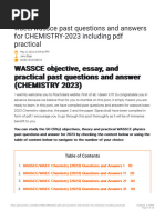 WASSCE English 2025 Sample | PDF