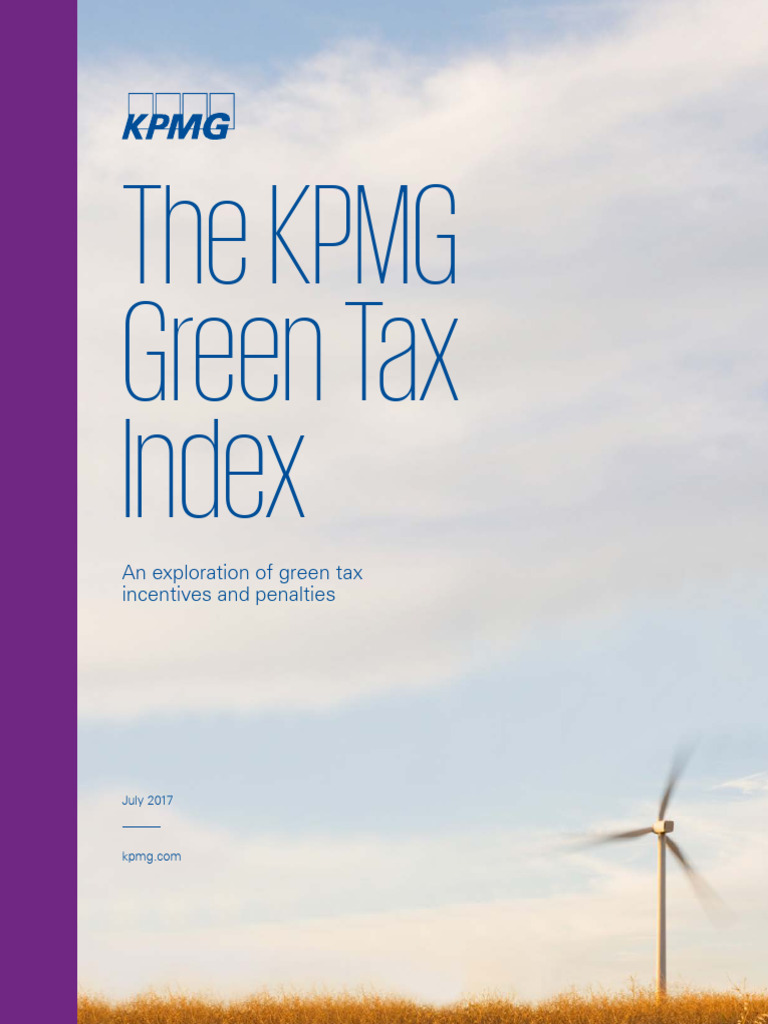 Green TaxIndex KPMG | PDF | Renewable Energy | Taxes
