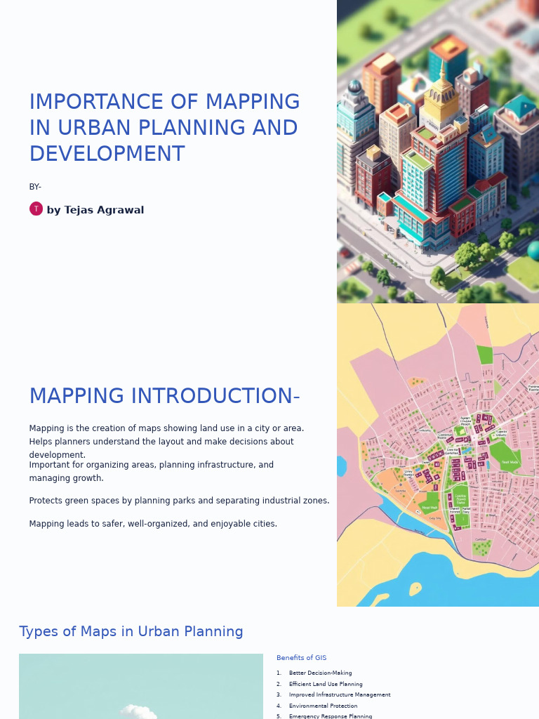 Importance of Mapping in Urban Planning and Development | PDF ...