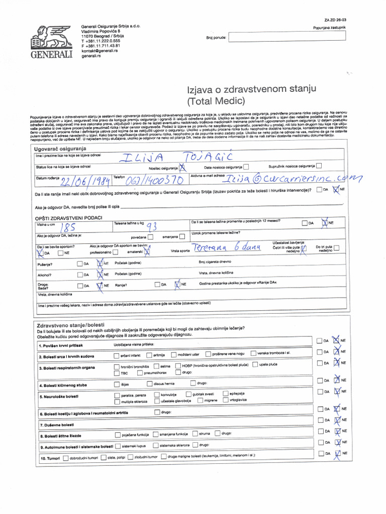 Ilija Izvestaj | PDF