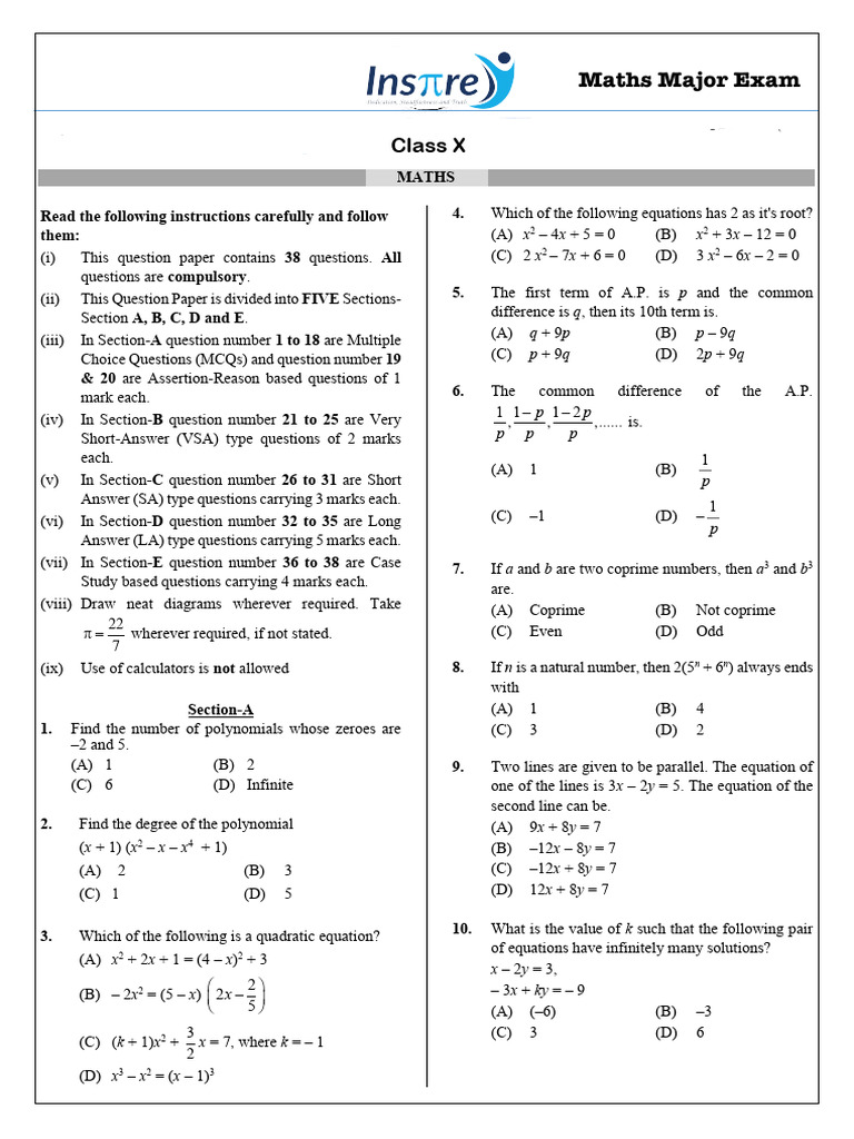 Maths Major Exam | PDF | Sphere | Mathematics