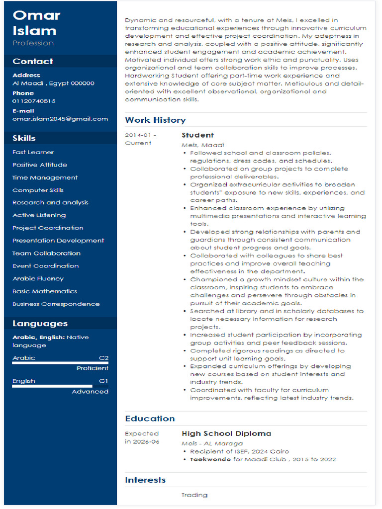 Finalize Resume Zety-10-24-2024 - 04 - 31 - PM | PDF