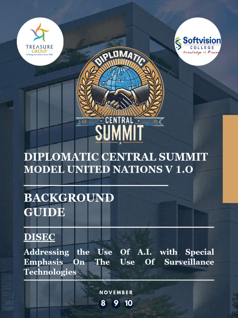 DISEC MUN Guide: AI & Surveillance Issues | PDF | Artificial ...