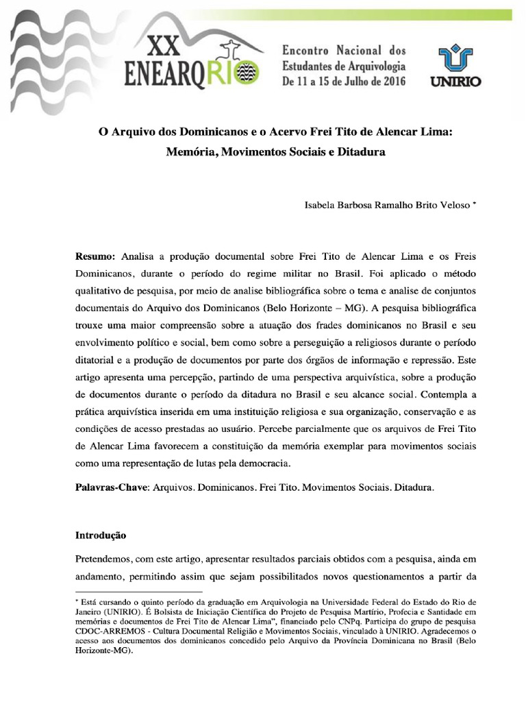 Hist Bras Iii - Aula 5 - Leia Artigo Extra | PDF