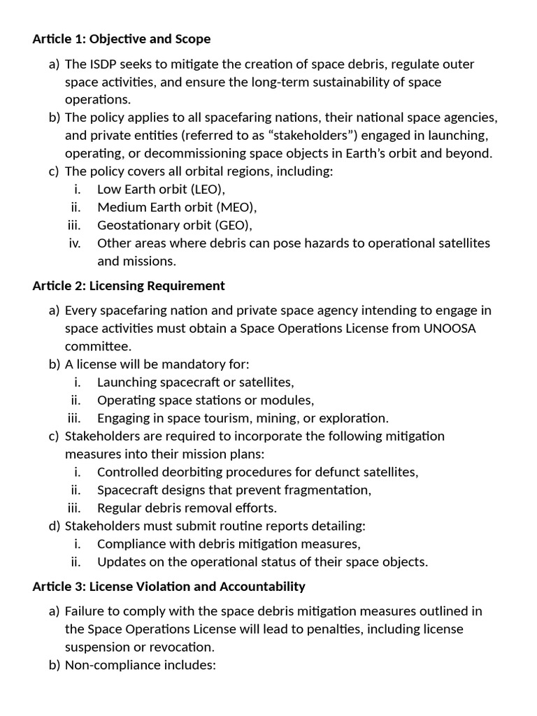 isdp | PDF | Space Debris | Satellite