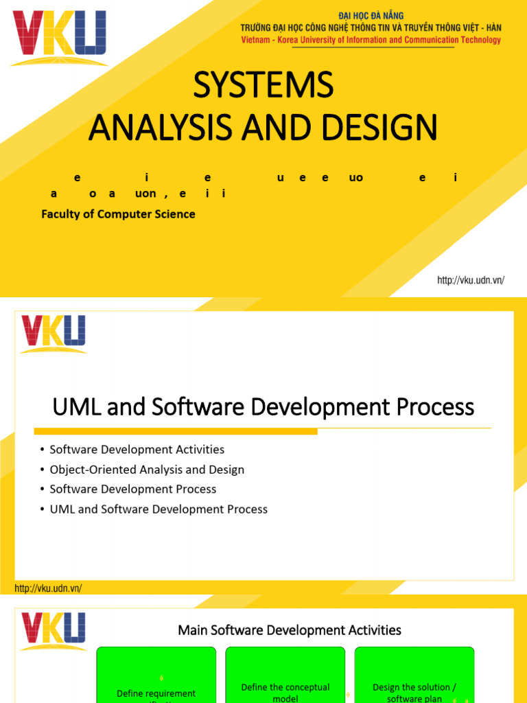 SAD - Ch3 - UML and Software Development Process | PDF