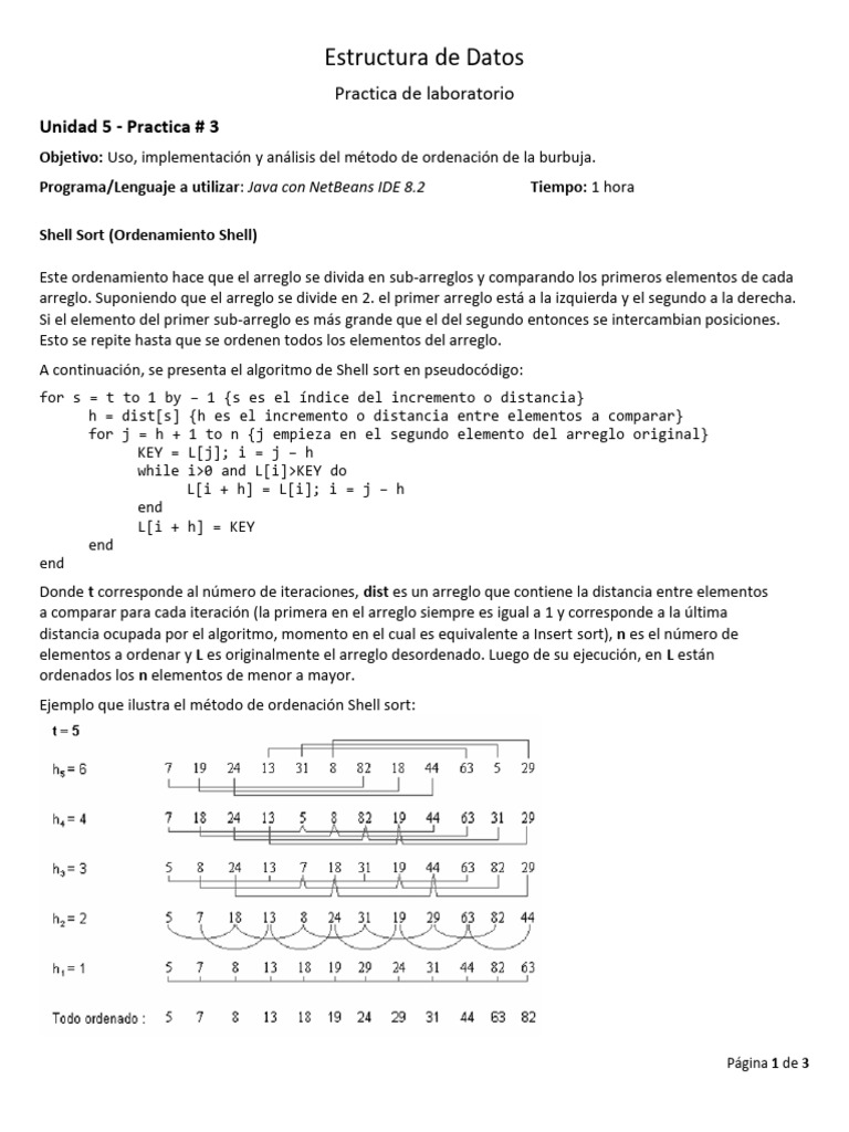 Estructura de Datos - Practica 5-3 | PDF | Java (lenguaje de ...