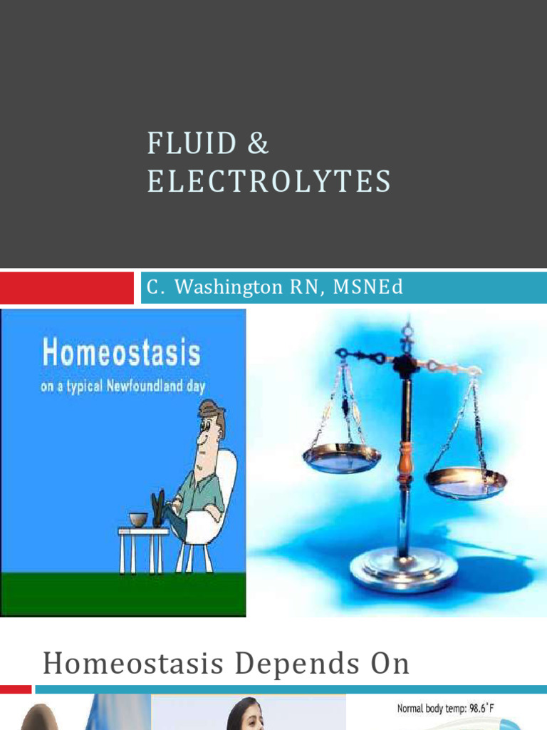 fluidelectrolytes-COPY | PDF | Edema | Dehydration