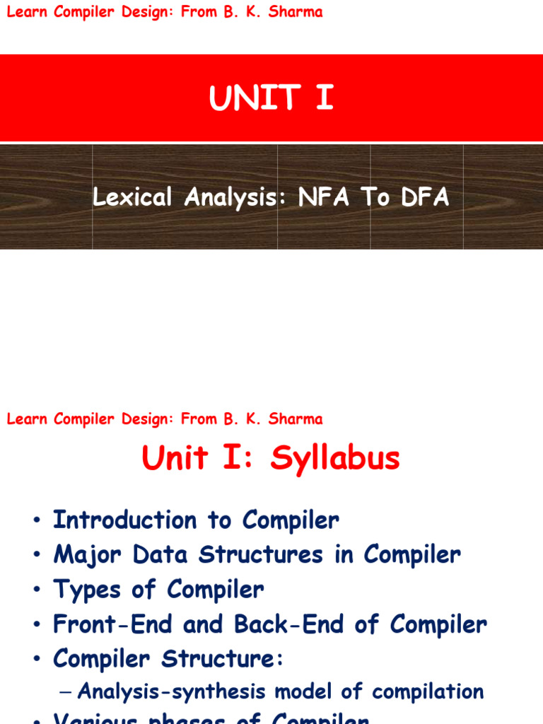 Compiler Design: NFA to DFA Conversion | PDF | Regular Expression | Automata Theory