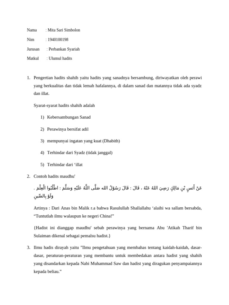 UAS Mita Sari Simbolon (1940100198) | PDF | Filsafat | Sejarah