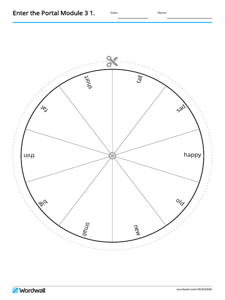 Enter The Portal Module 3 1 Spin The Wheel | PDF