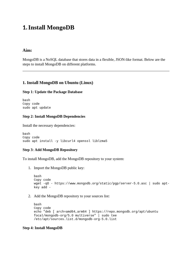 Stream Processing Lab Manual | PDF | Mongo Db | Apache Spark