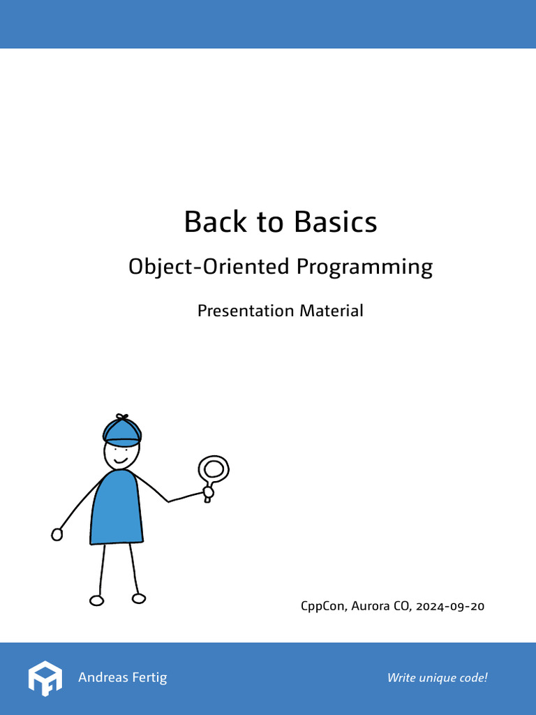 Afertig 2024 Cppcon Back To Basics | PDF | Constructor (Object Oriented Programming) | Programming