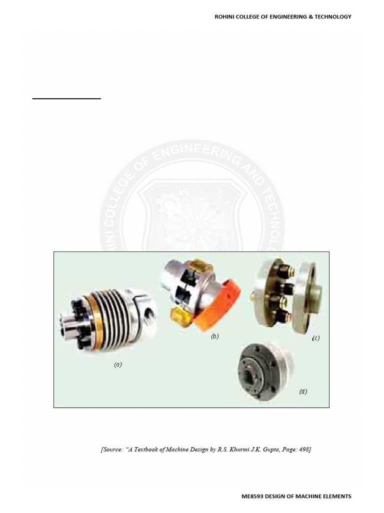 DME Project 2 Bush Pin Flexible Coupling | PDF | Mechanical Engineering | Mechanics