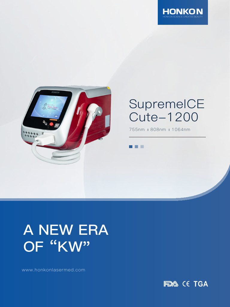 HQ-Portable Diode Laser SupremeICE-Cute-1200-Brochure | PDF | Laser | Hair