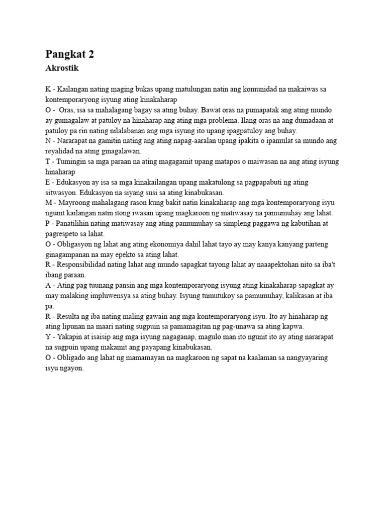 Pangkat 2 | PDF