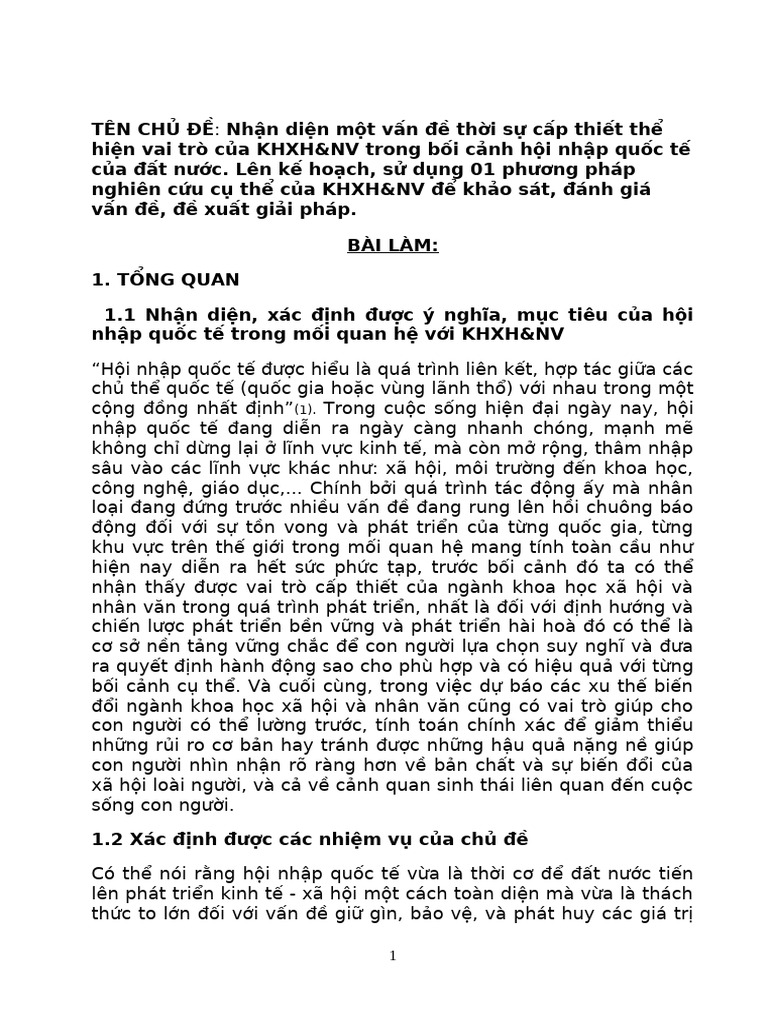 BT L N KHXH&NV | PDF