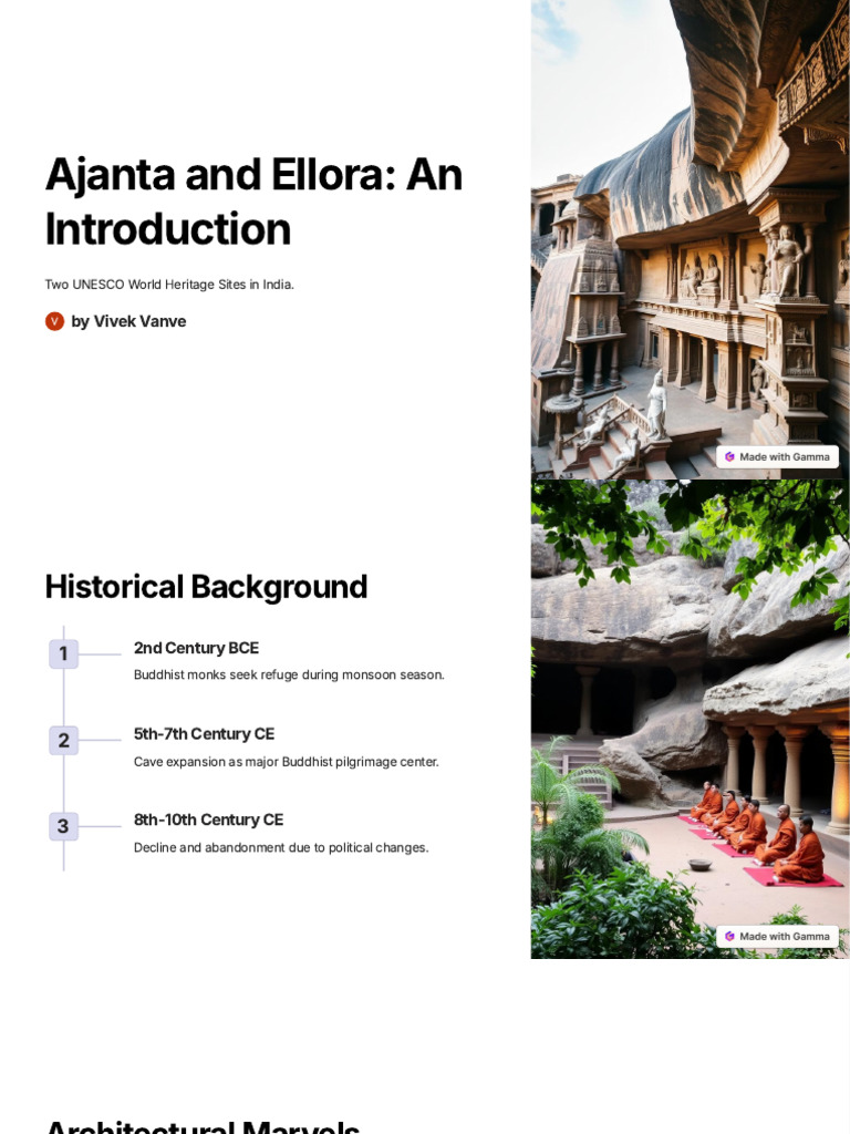 Ajanta and Ellora An Introduction | PDF
