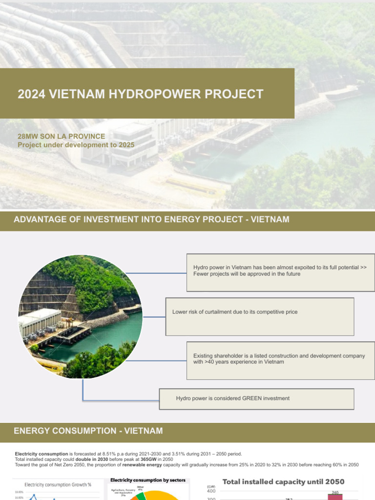 2024 - 28MW Son La Province Teaser | PDF | Hydroelectricity | Vietnam