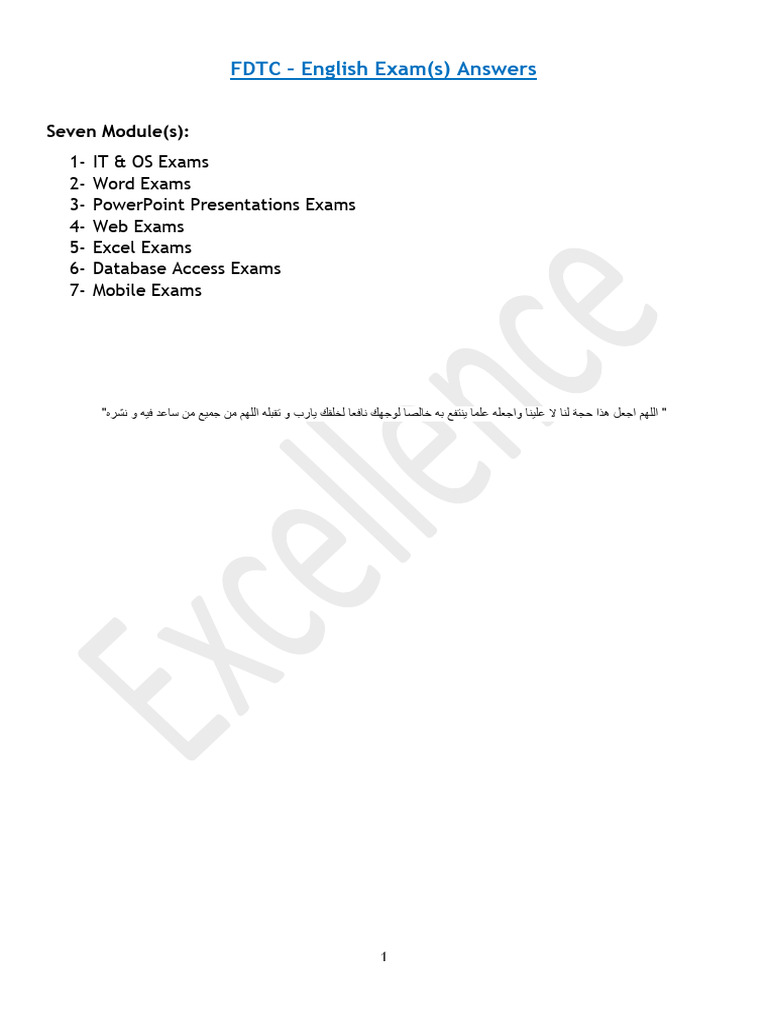 FDTC Digital Transformation Exam Guide | PDF | World Wide Web ...