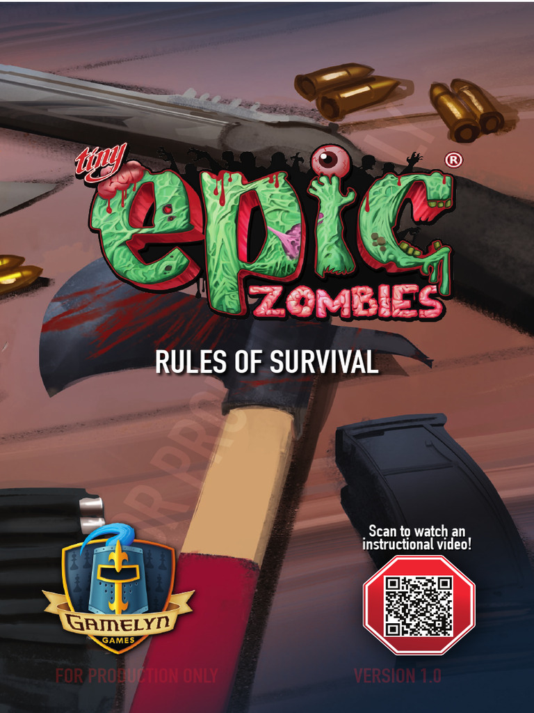 Tiny Epic Zombies Game Rules | PDF | Military Technology