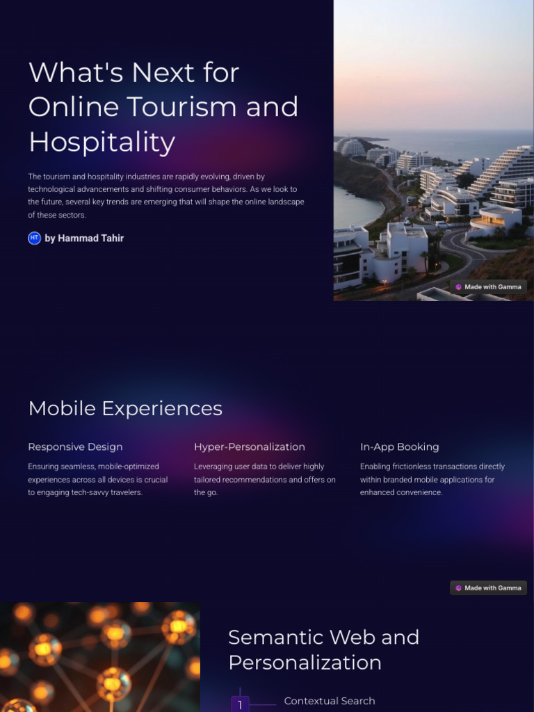 Whats Next For Online Tourism and Hospitality | PDF | Social Media ...