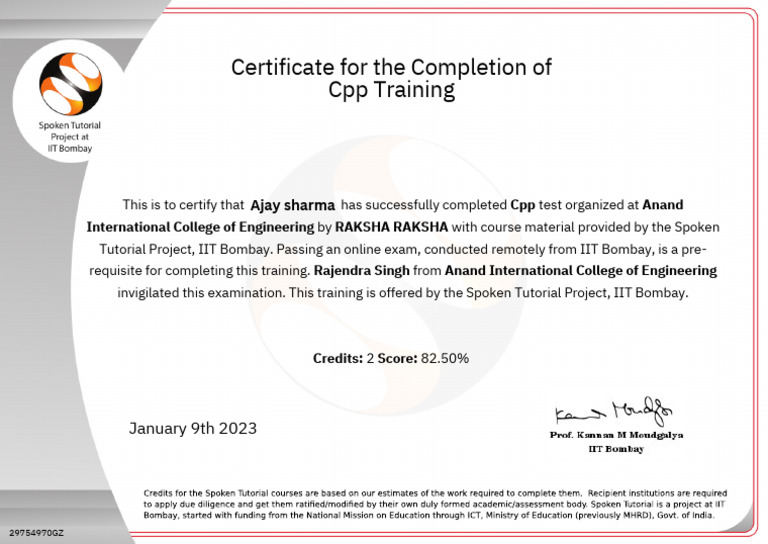 CPP training | PDF CPP training | PDF