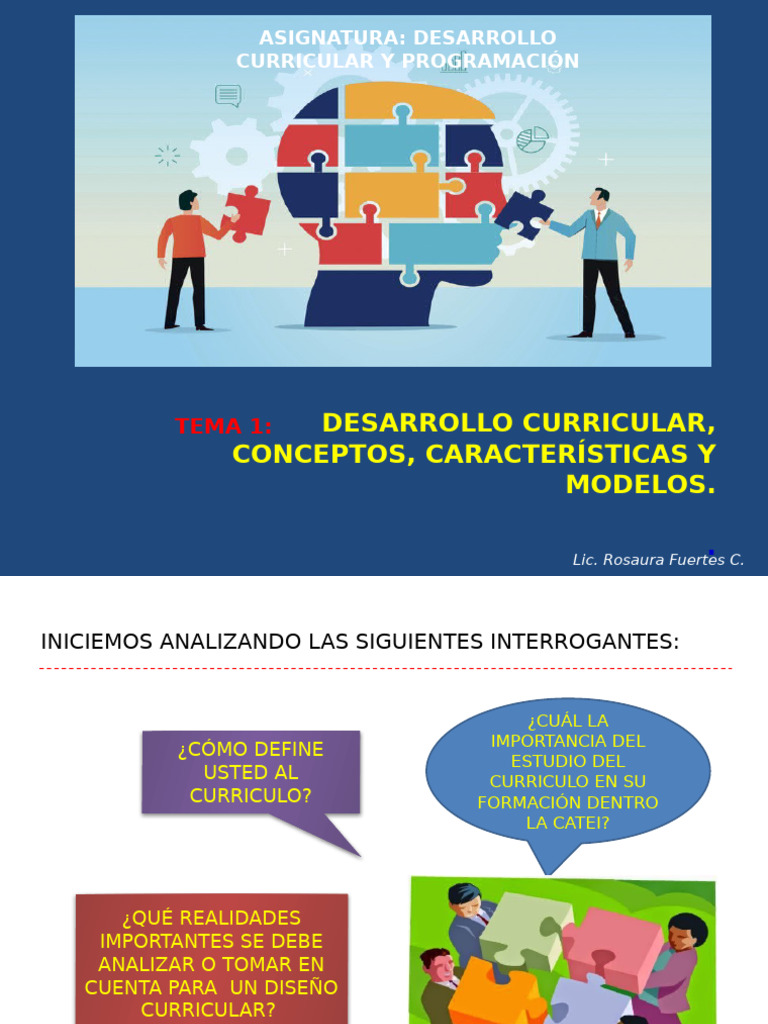 Desarrollo Curricular | PDF | Plan de estudios | Aprendizaje