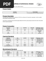 Technical Specifications For Pasta | PDF | Hazard Analysis And Critical ...