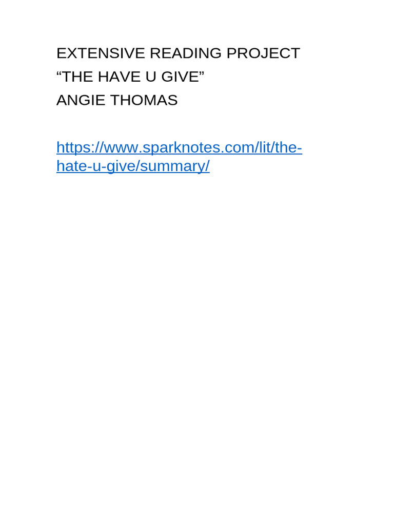 Extensive Reading | PDF