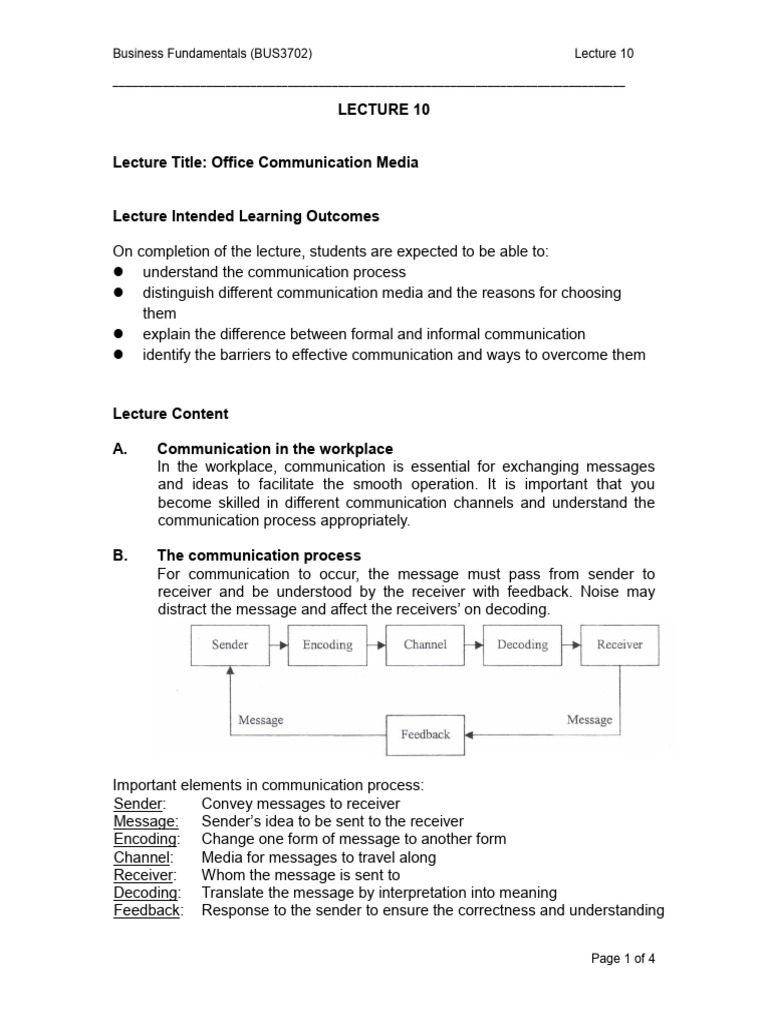 Office Communication Media Overview | PDF | Communication | Social ...