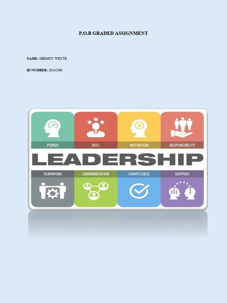 LEADERSHIP STYLES POB ASSIGNMENT | PDF | Leadership | Trade Union