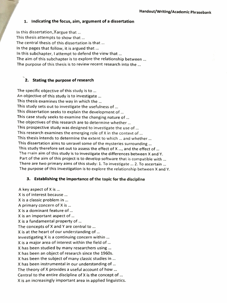 Academic Phrasebank (8206) | PDF