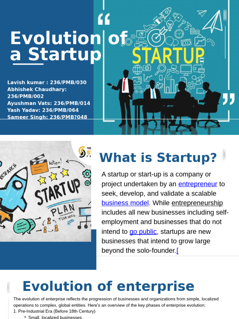 Startup Evolution and Business Growth | PDF | Startup Company | Small ...