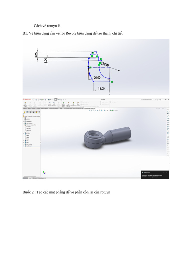 Cách vẽ rotuyn lái | PDF