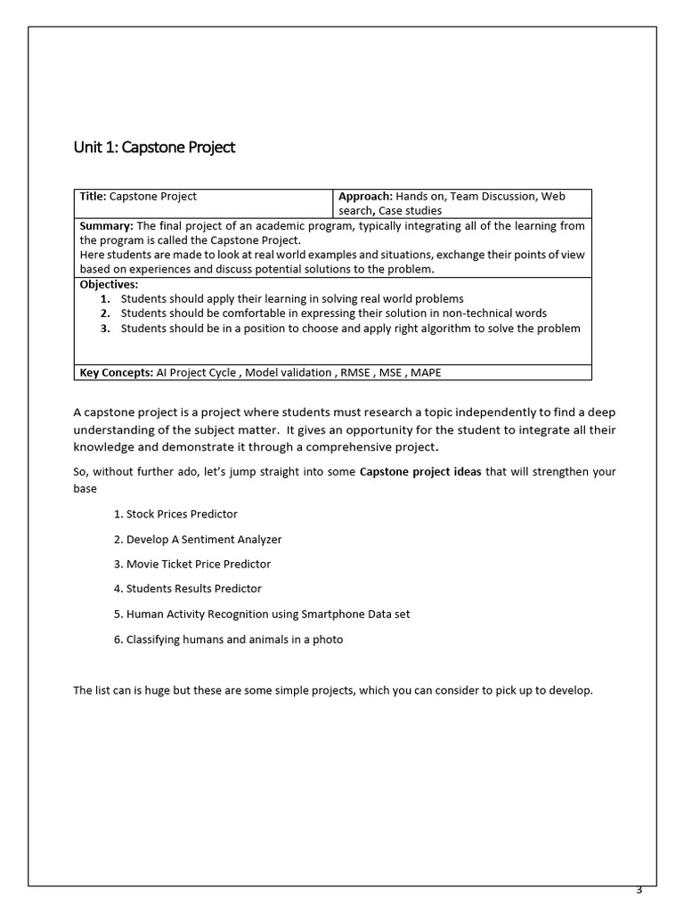 Capstone Project PG No-3-12 | PDF | Artificial Intelligence | Intelligence (AI) & Semantics