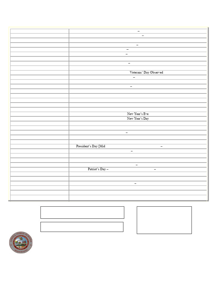 2024-2025 LPS Calendar V2 | PDF | Public Holiday | Festival