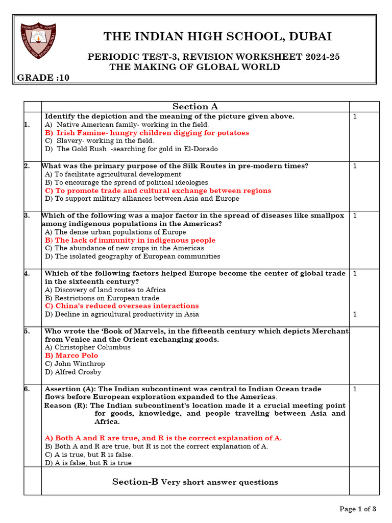 The Making of A Global World | PDF | Silk Road | Trade