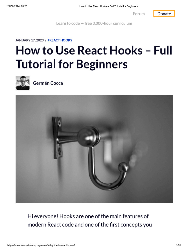 React Hook | PDF