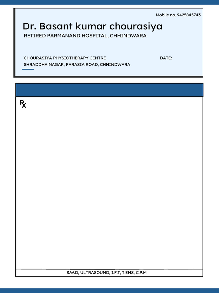 Dr. Basant Kumar Chourasiya Profile | PDF