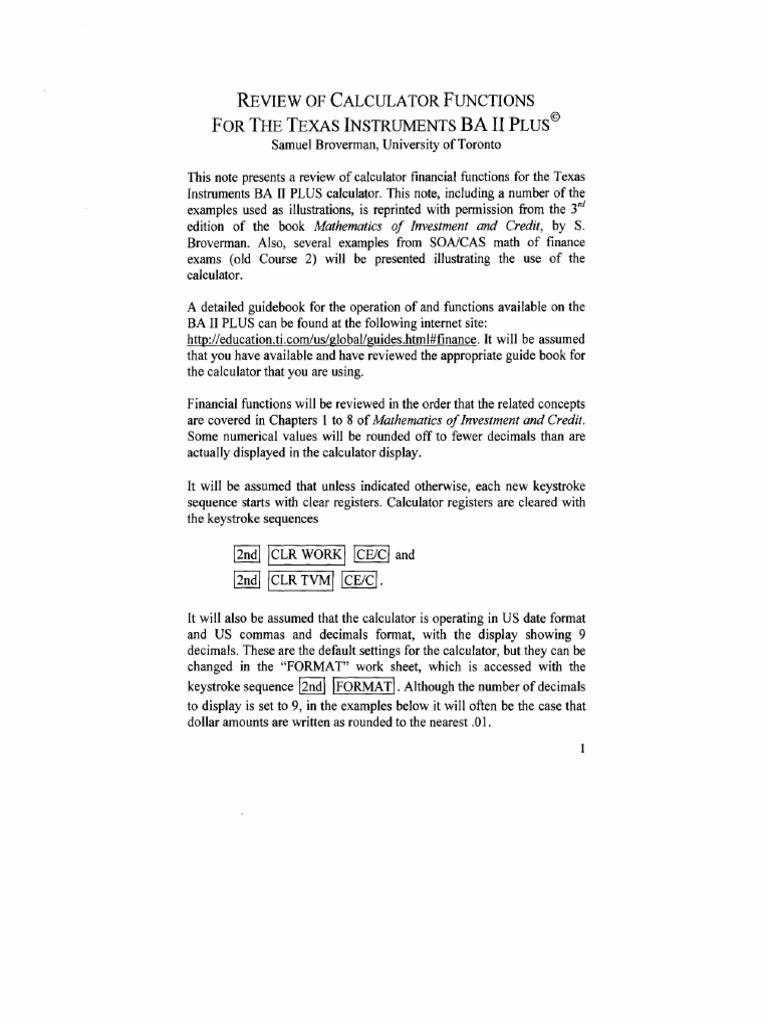 BA2 Uses Review | PDF