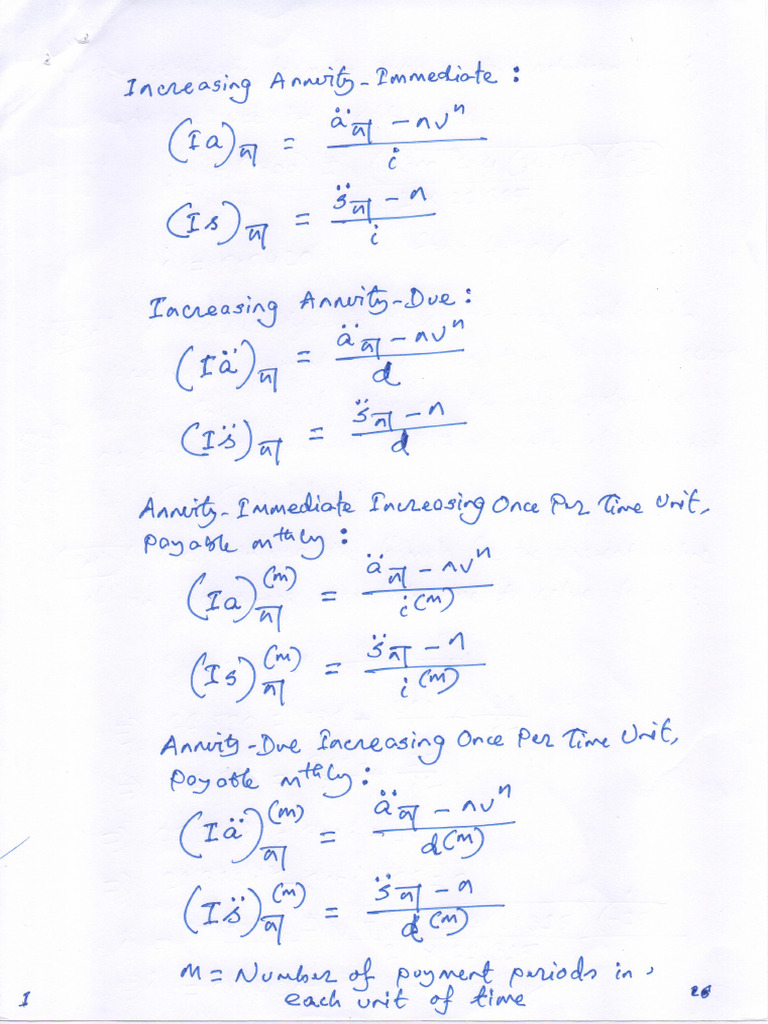Chapter8 Formula | PDF