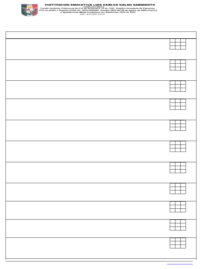 RPT Boletin Numerico 2 | PDF | Maestros