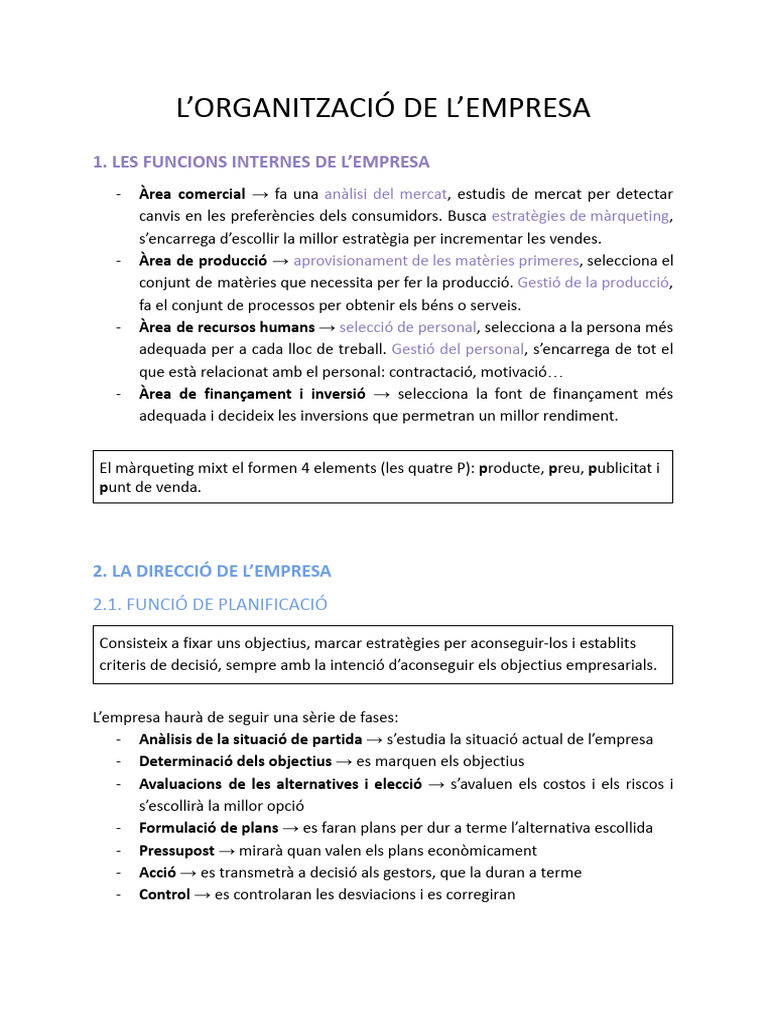 Unitat 3 Empresa | PDF