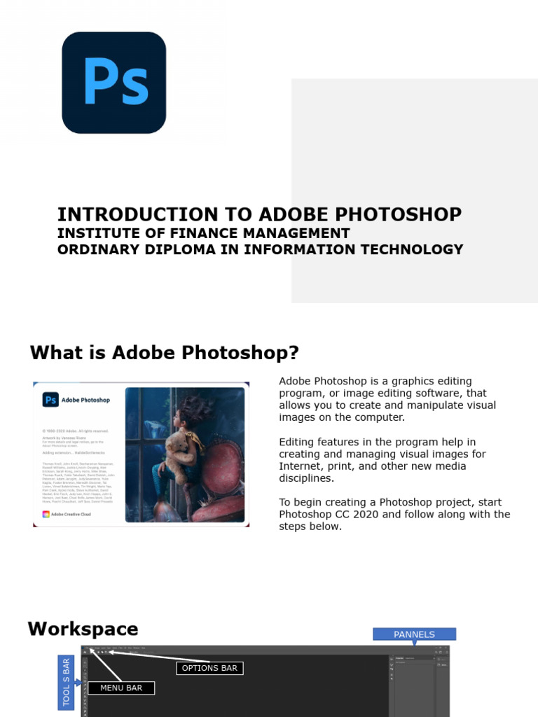 ADOBE Introduction To Adobe PS | PDF | Adobe Photoshop | Rgb Color Model