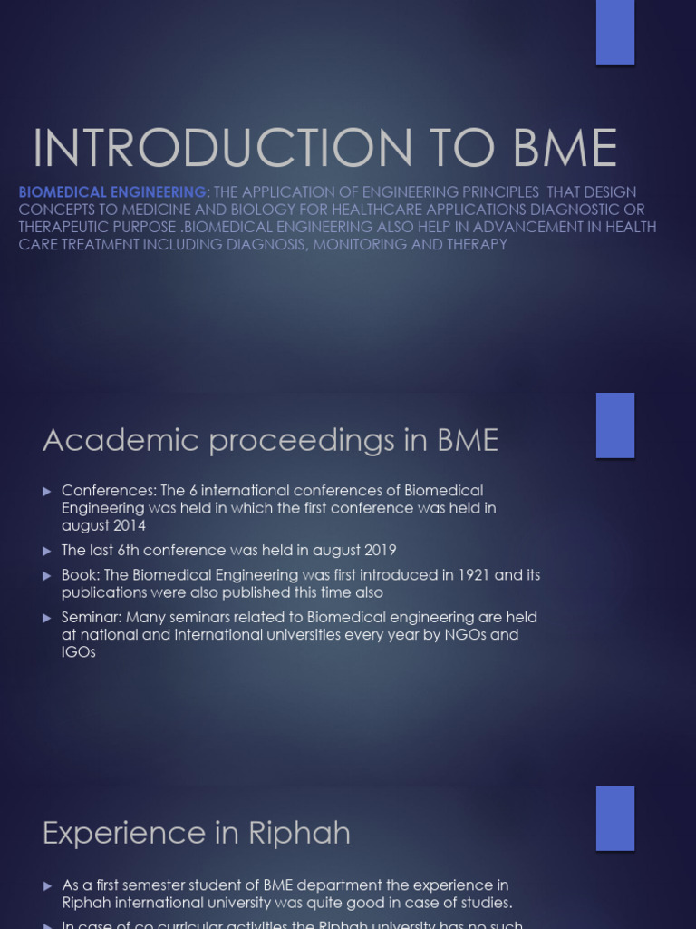 Introduction To Bme | PDF