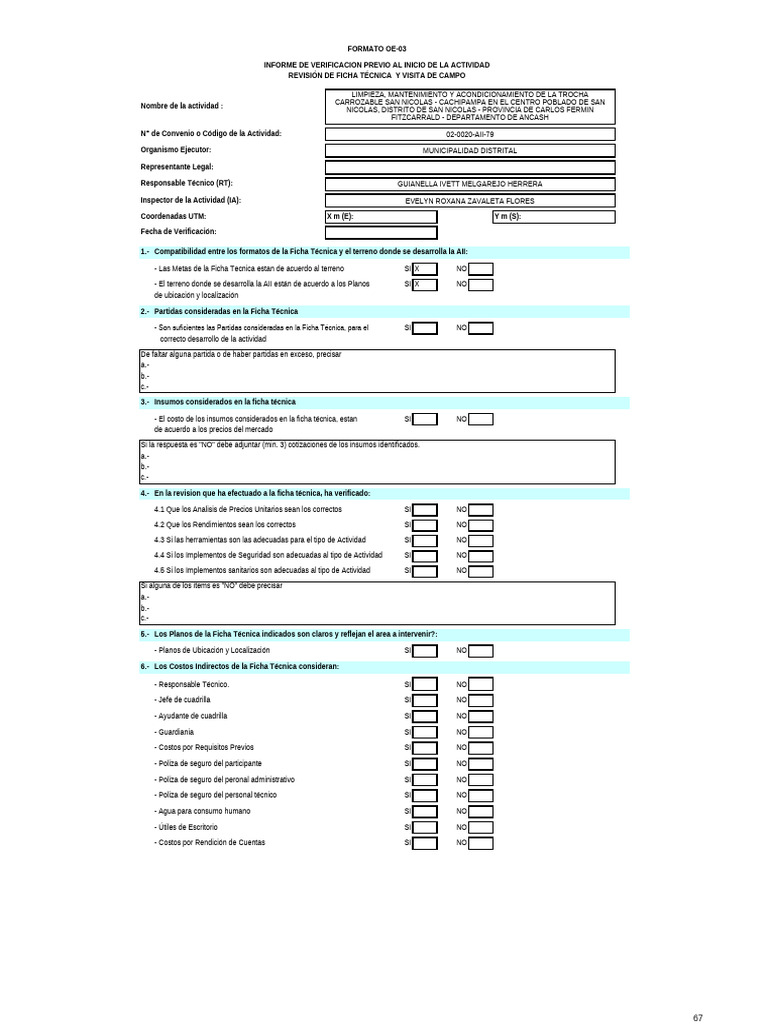 Formatos Oe 08 Imprimir | PDF | Seguro