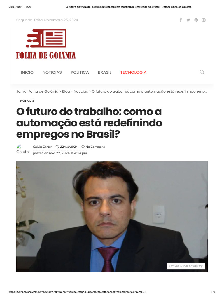 O Futuro Do Trabalho - Como A Automação Está Redefinindo Empregos No ...